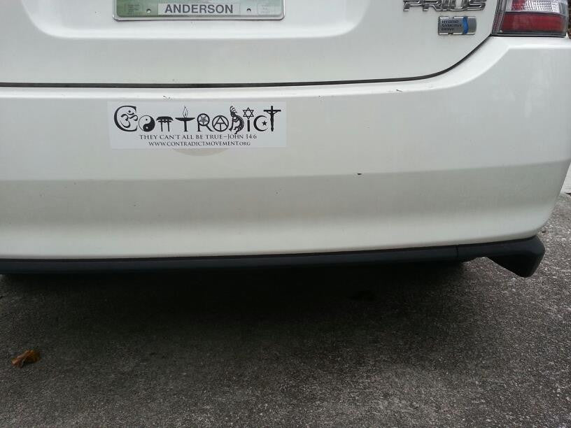 Contradict Sticker – Contradict Movement