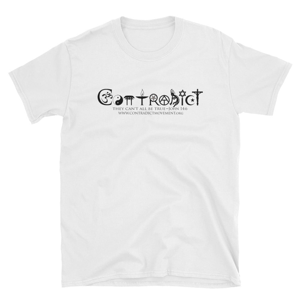 White Contradict T-Shirt – Contradict Movement